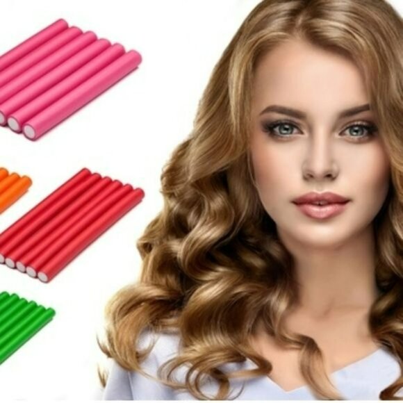Hair | Flexible Soft Twist No Heat Hair Curlers Rollers 1 Pc Red | Poshmark